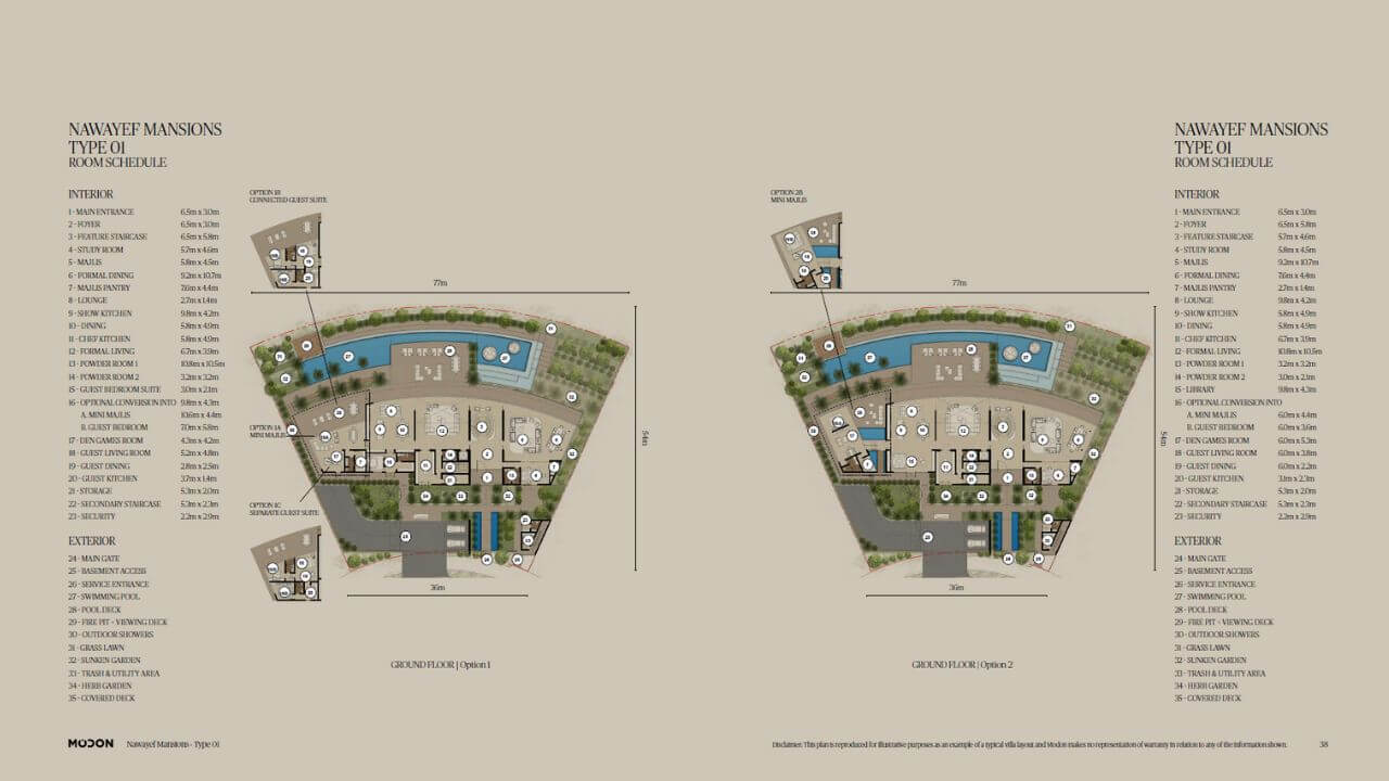 West Nawayef Mansions | Hudayriyat Island Villas by Modon