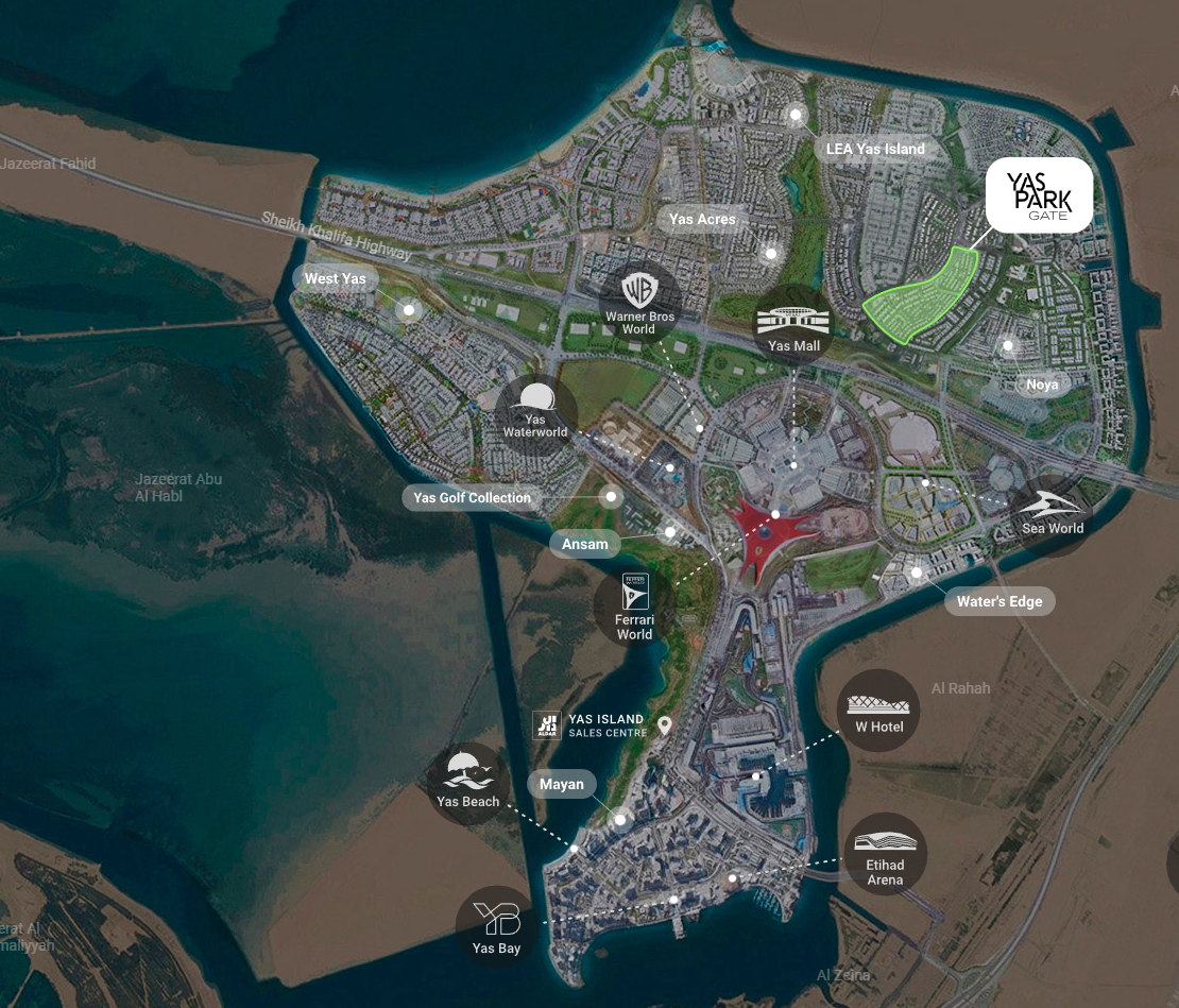 Yas Park gate | Yas Island Oasis | Royallp