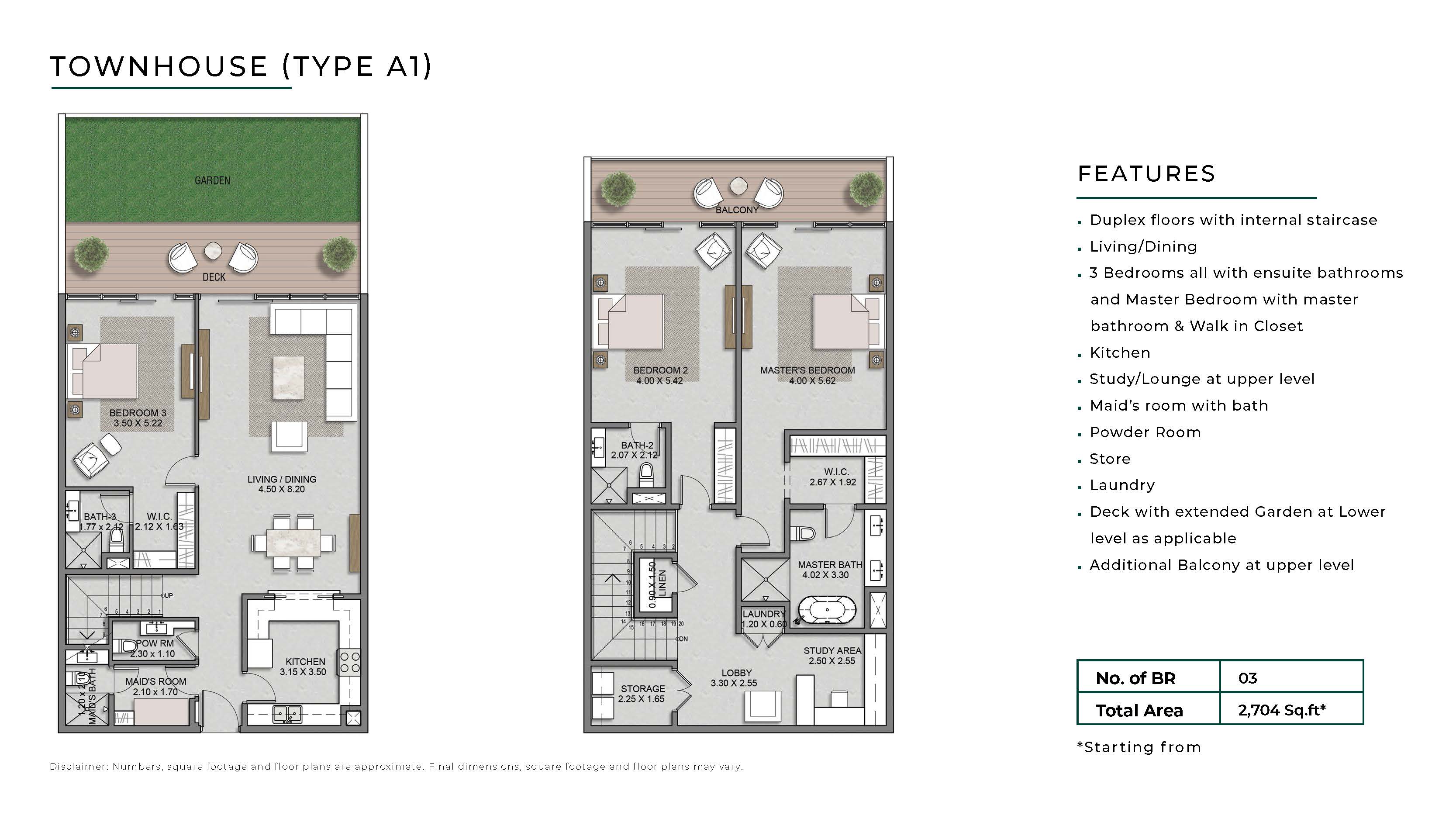 Reem Hills Apartments | 1-3BR Apartments & Duplex Town House