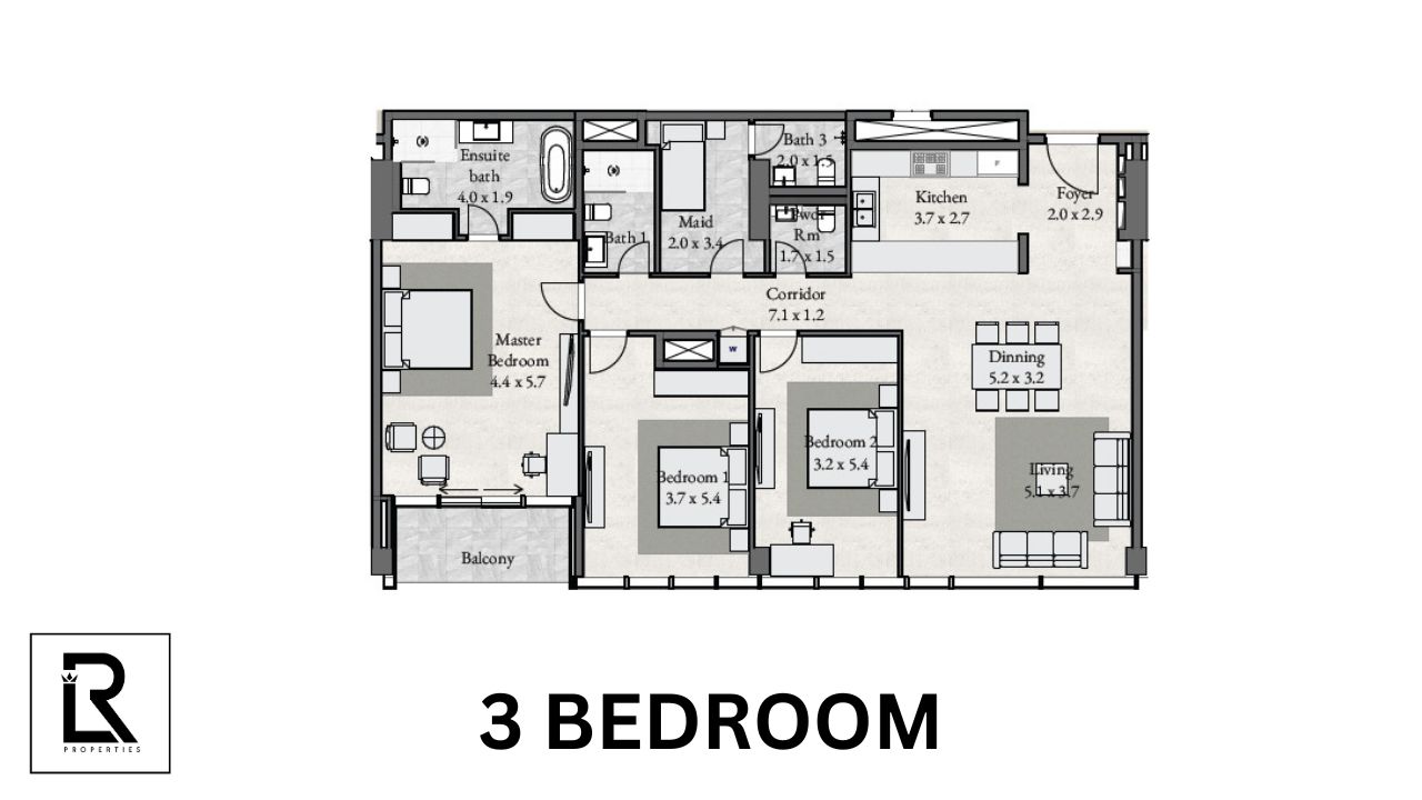Radiant Square Iconic Towers | Stunning Views | Reem Island