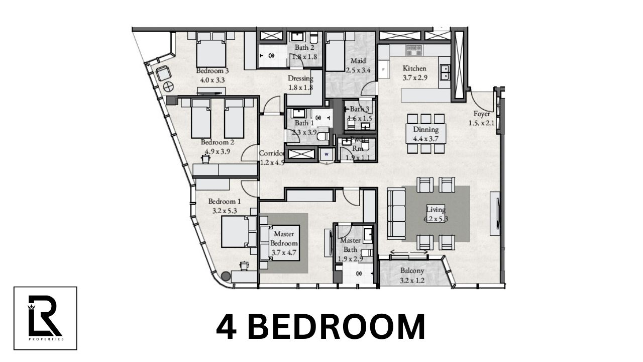 Radiant Square Iconic Towers | Stunning Views | Reem Island